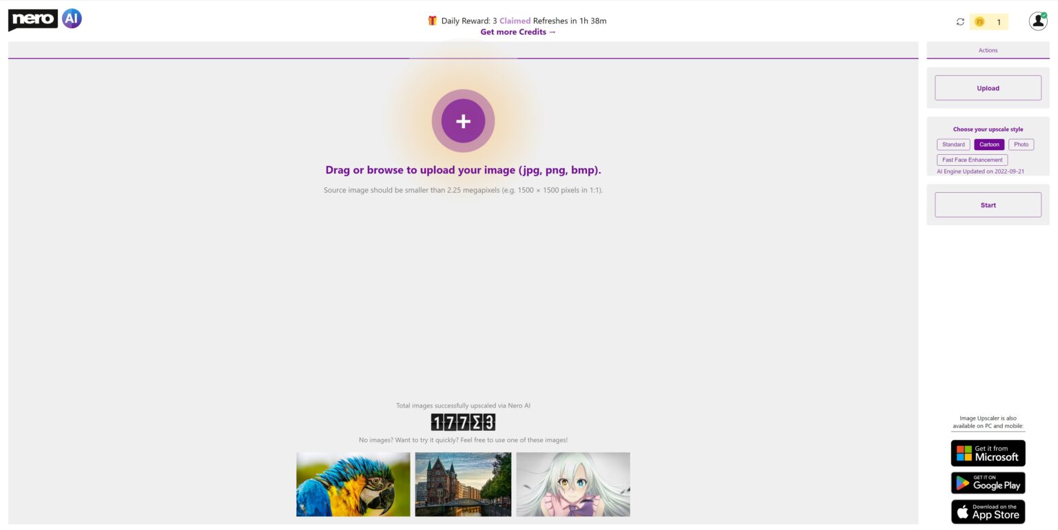 How do I improve the quality of photo？Try Nero AI image Upscaler.