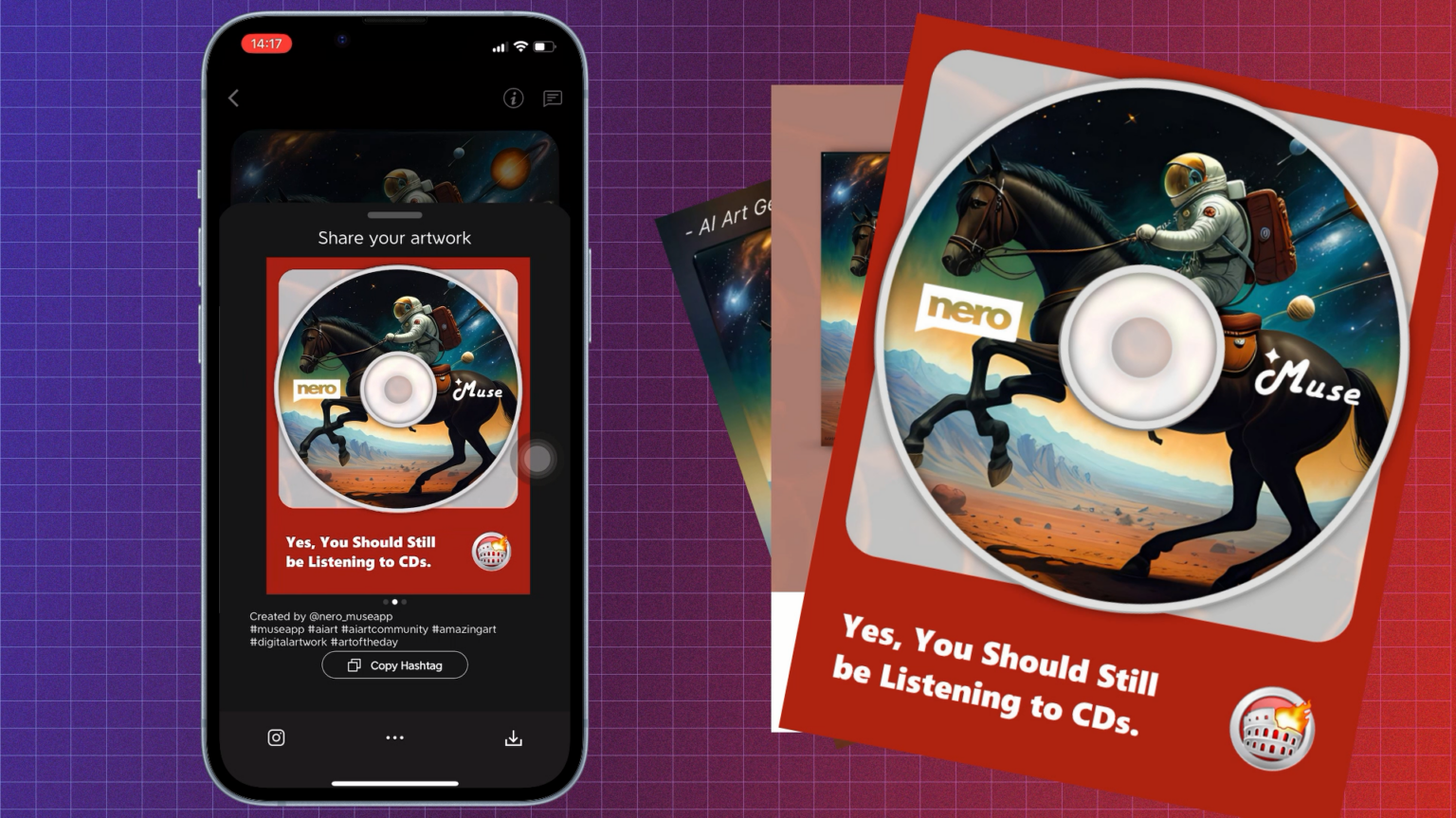 AI CD Cover Generator-Nero Burning ROM & Nero Muse, Art of CD