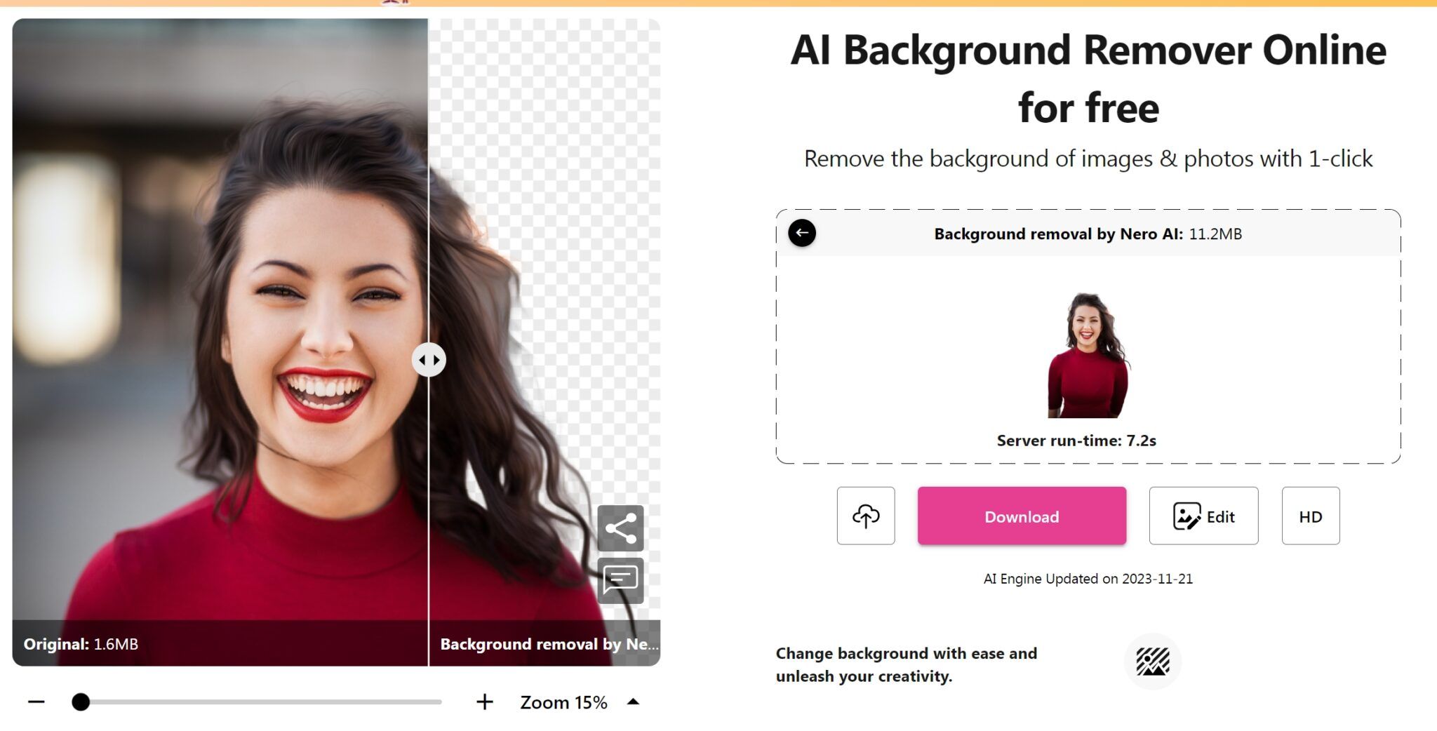 Remove Background for E-Commerce - Photo Optimization-Nero AI