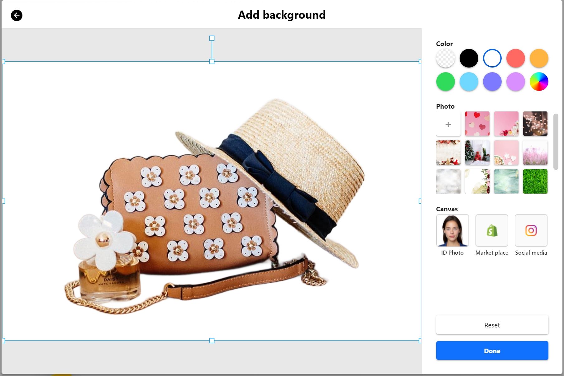 Add a White Background to Photos for Free, AI Online in 1 Click