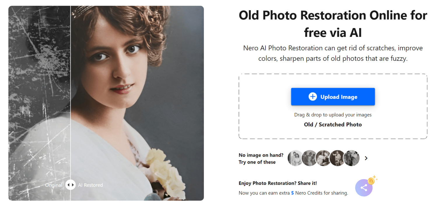 3 Ways to Restore Old Photos 1. Photoshop 2. Nero AI3.Nero Lens