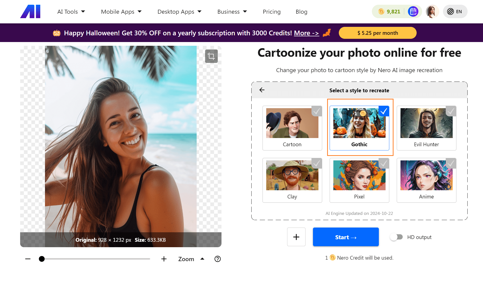 How to Create a Halloween Style with Nero AI - Get inspired by Nero AI