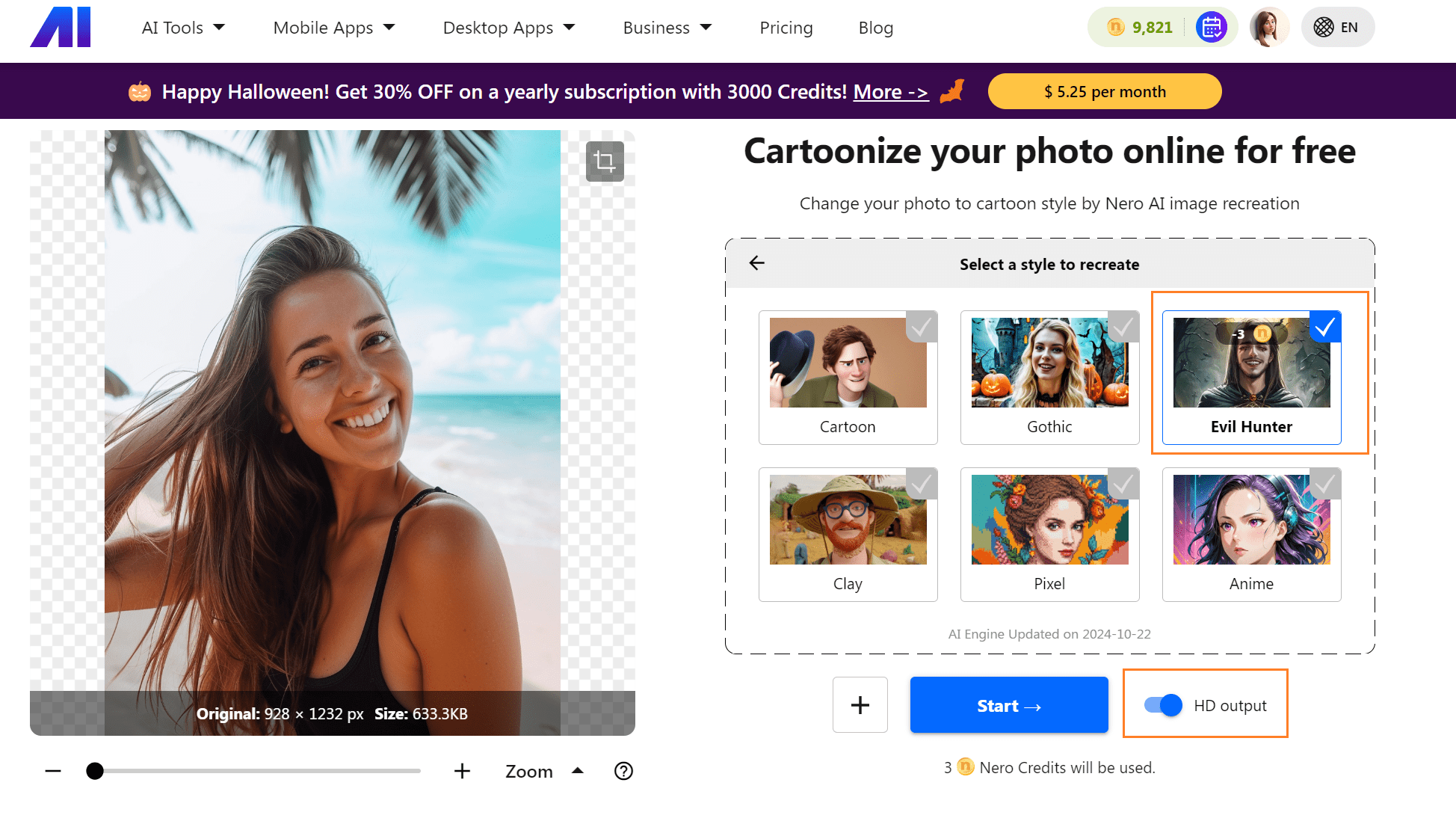 How to Create a Halloween Style with Nero AI - Get inspired by Nero AI