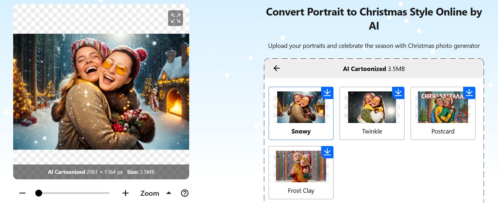 Free Online Christmas Card Maker | Nero AI
